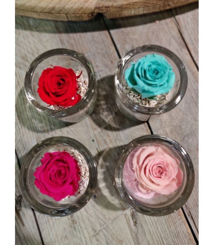 Composition de roses éternelles, roses stabilisés, créé par votre ...